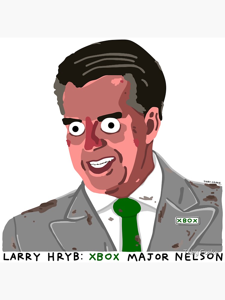 "Larry Hryb: Xbox Major Nelson" Sticker by tobycooke | Redbubble