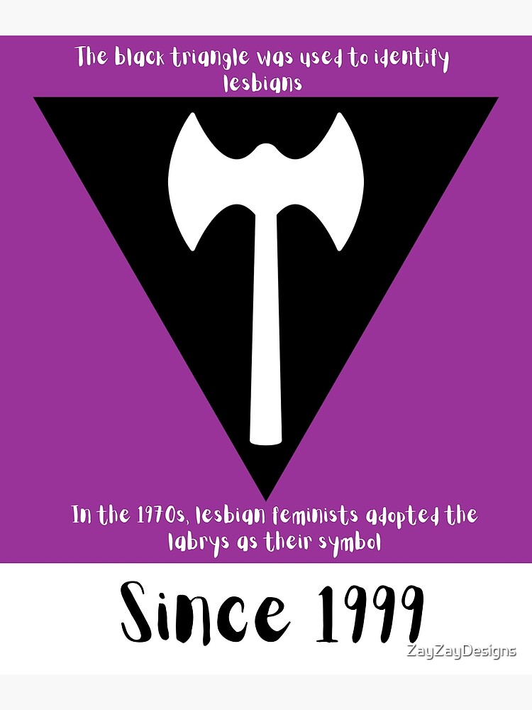 "Labrys Lesbian Pride Flag Meaning" Photographic Print for Sale by ...