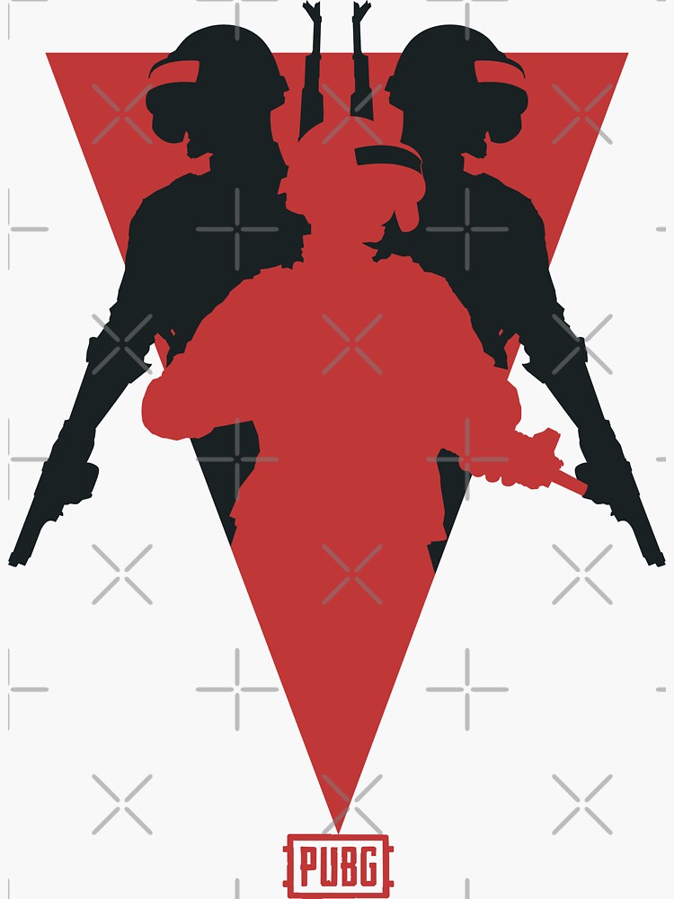 "PUBG Minimalist One" Sticker for Sale by ijunk | Redbubble