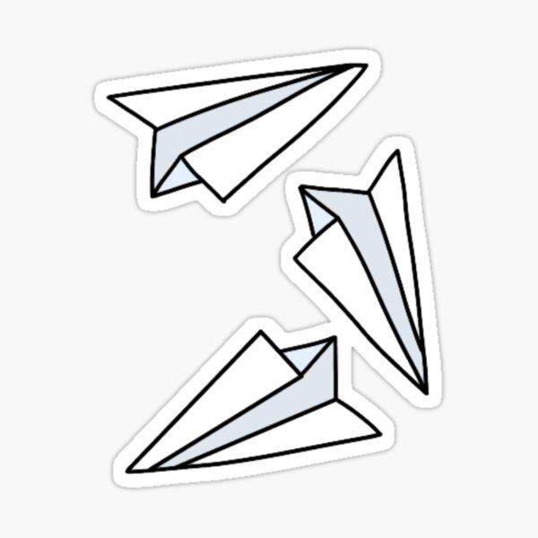 "Paper Airplanes" Sticker for Sale by cd26 | Redbubble