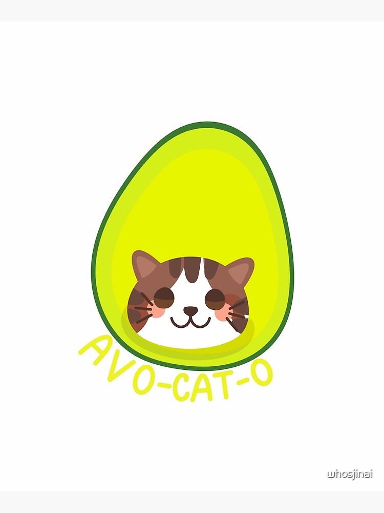 "Avo-Cat-O" Schürze von whosjinai | Redbubble