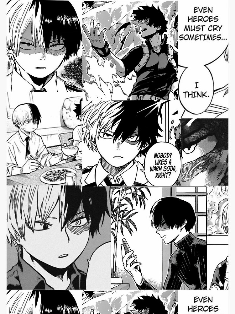 Cuaderno de espiral «Panel Shoto Todoroki Manga» de KseniaR | Redbubble