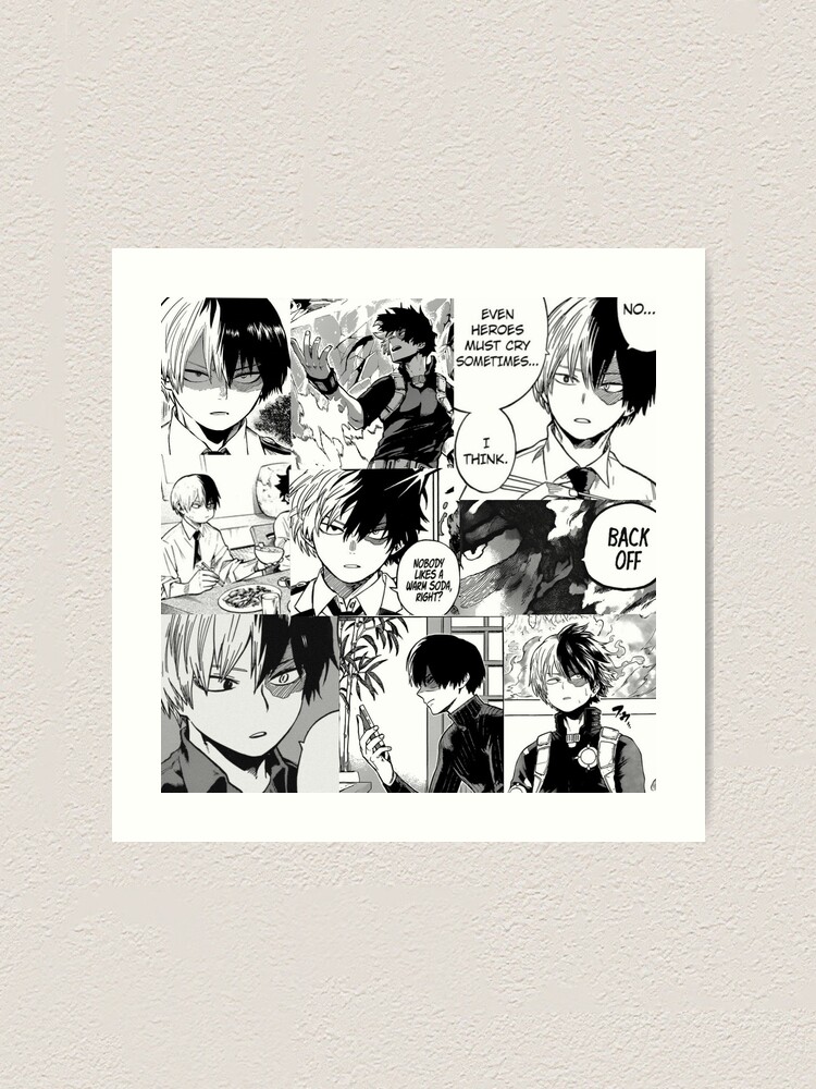 "Shoto Todoroki Manga Panel" Art Print by KseniaR | Redbubble