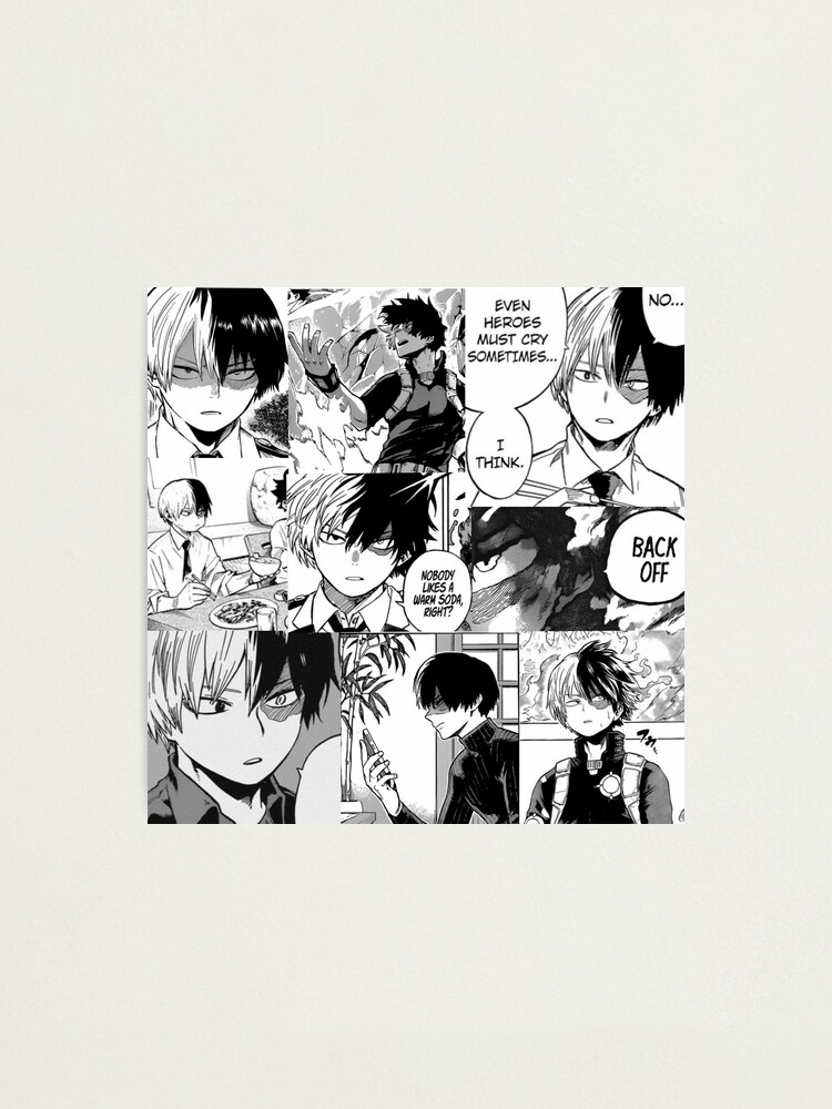 Lámina fotográfica «Panel Shoto Todoroki Manga» de KseniaR | Redbubble