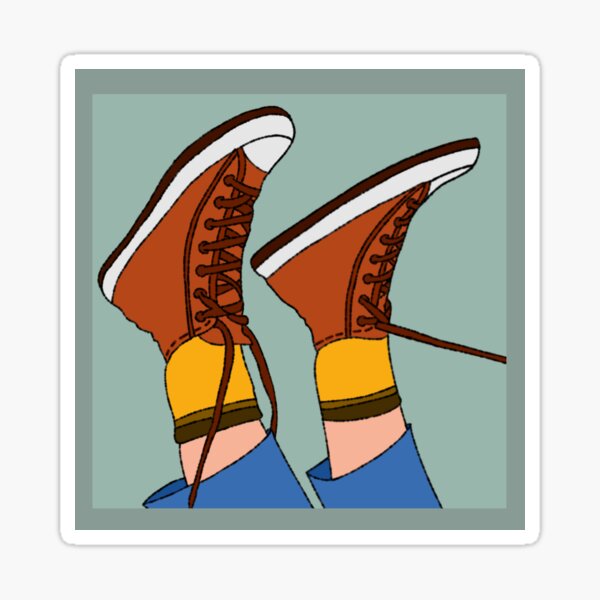 "Shoes In Style" Sticker by crizzysketch | Redbubble