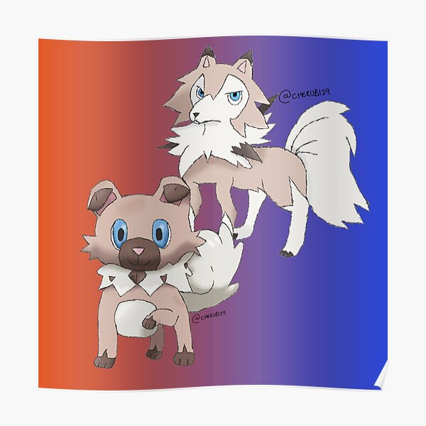 Lycanroc Midnight Posters | Redbubble
