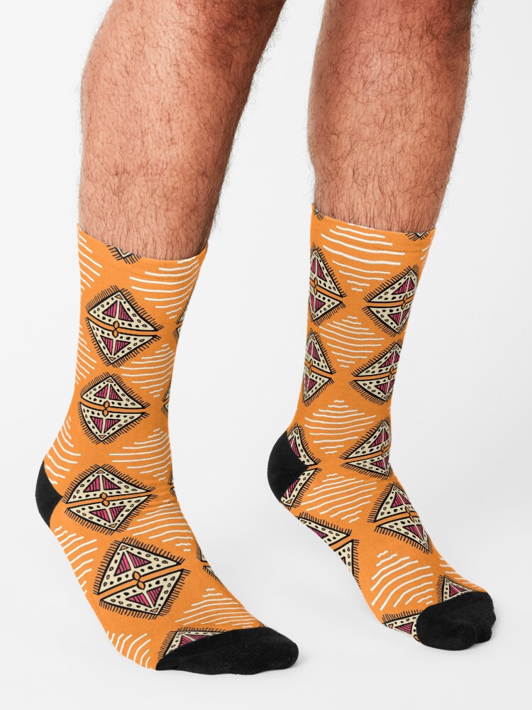 "Alika African Tribal Pattern" Socks for Sale by Raju Nandaniya | Redbubble