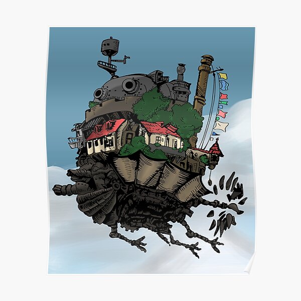 Howls Moving Castle Posters | Redbubble