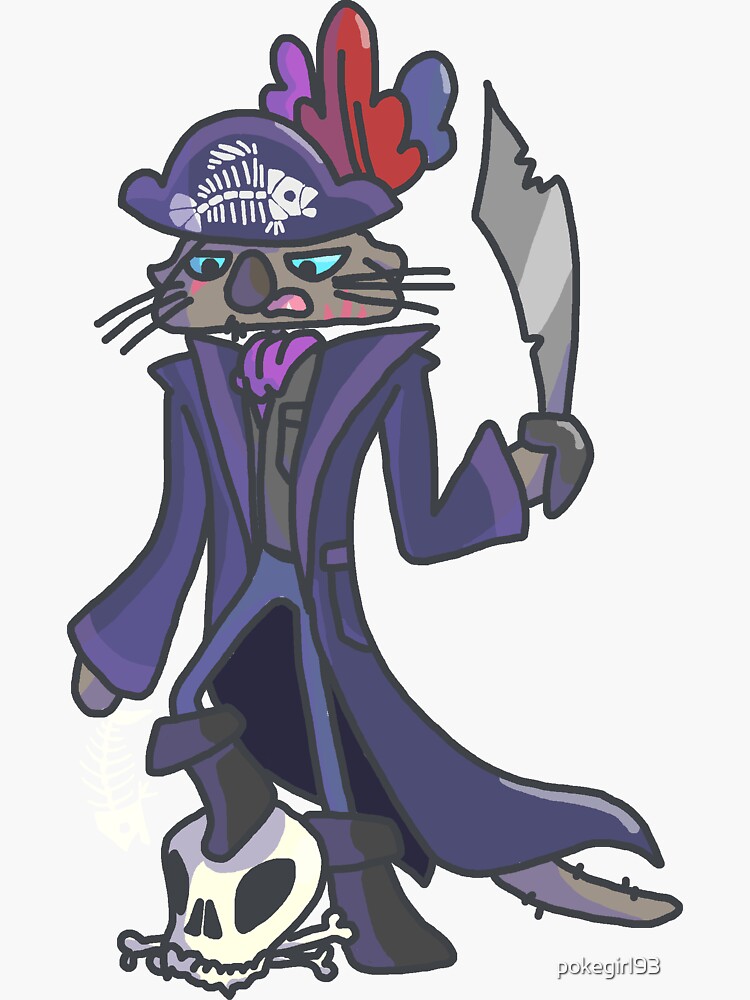 "Captain Rizzo" Sticker for Sale by pokegirl93 | Redbubble