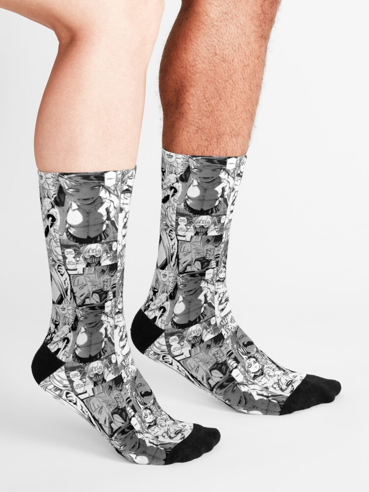 "Himiko Toga Manga Panel" Socks by KseniaR | Redbubble