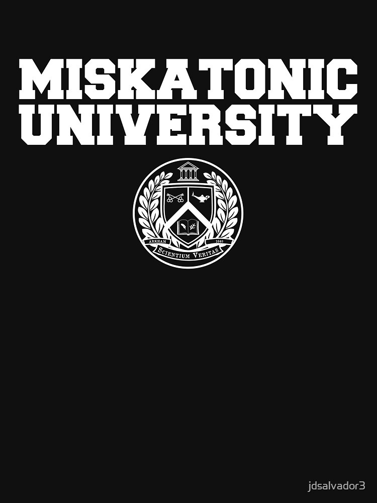"Miskatonic University Logo" T-shirt for Sale by jdsalvador3 ...