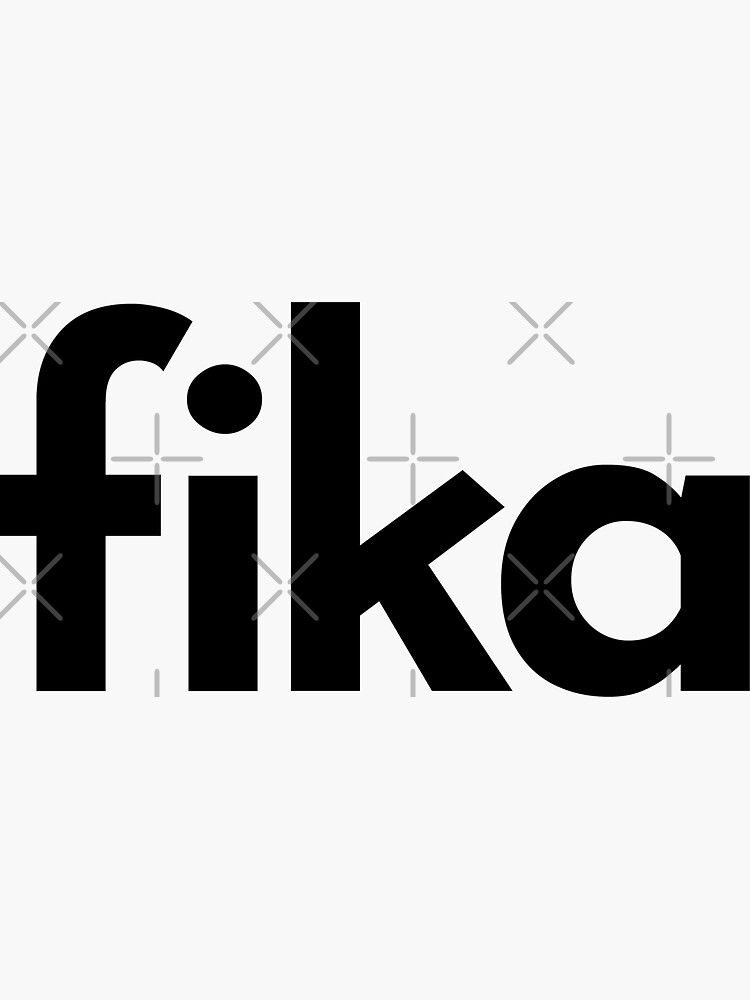 "Swedish Fika Sticker" Sticker by MoonfallStation | Redbubble
