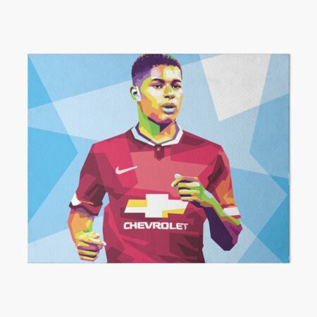 "Marcus Rashford in Pop Art Portrait Style" Art Board Print for Sale by ...