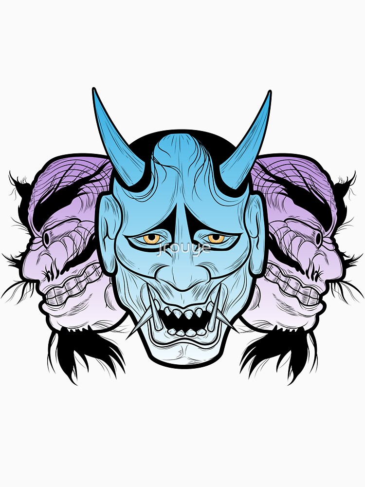 "Noh Masks" T-shirt by jrouye | Redbubble | japanese t-shirts ...