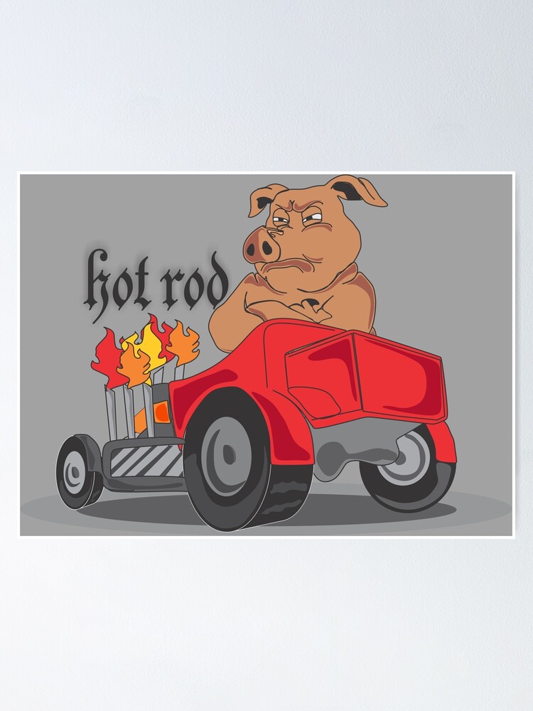 "turbo pig" Poster for Sale by induwara27 | Redbubble