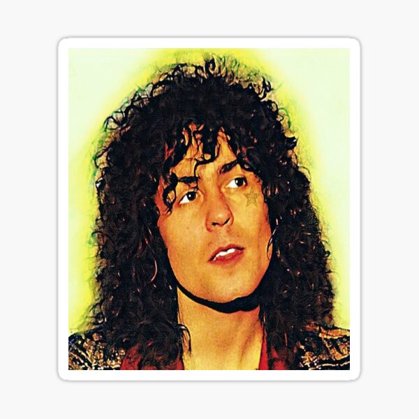 "Marc Bolan" Sticker by TinaWeatherby | Redbubble