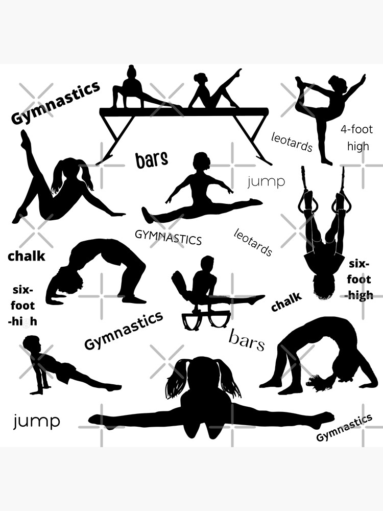 "Kids Gymnastics" Poster for Sale by sanydelany | Redbubble