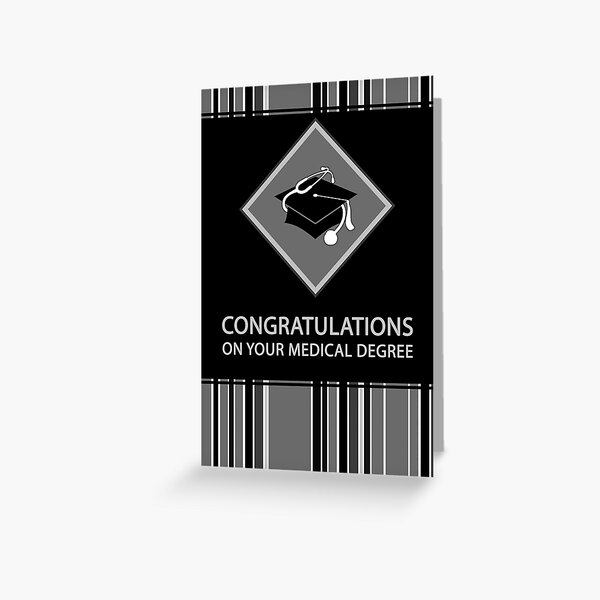 Congratulations Doctor Greeting Cards | Redbubble