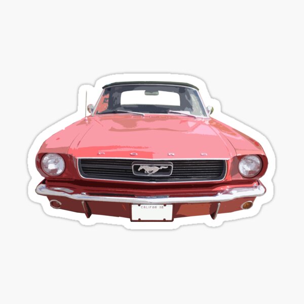 66 Mustang Stickers | Redbubble