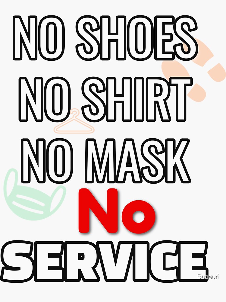 "No Shoes No Shirt No Mask No Service Vintage Quarantine,Funny ...
