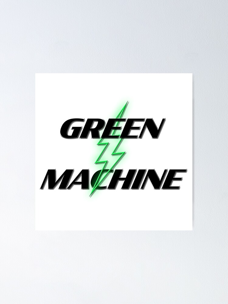 "Green Machine Electric Vehicle" Poster for Sale by ForgeGraphics ...