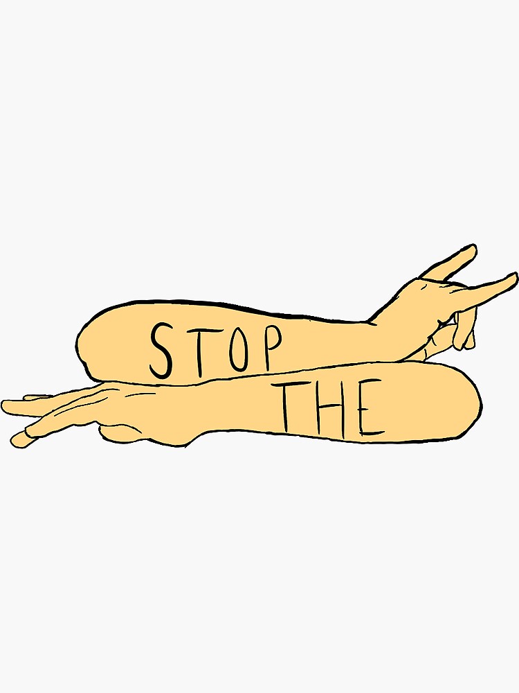 "Stop the BS" Sticker for Sale by Sierra03310 | Redbubble