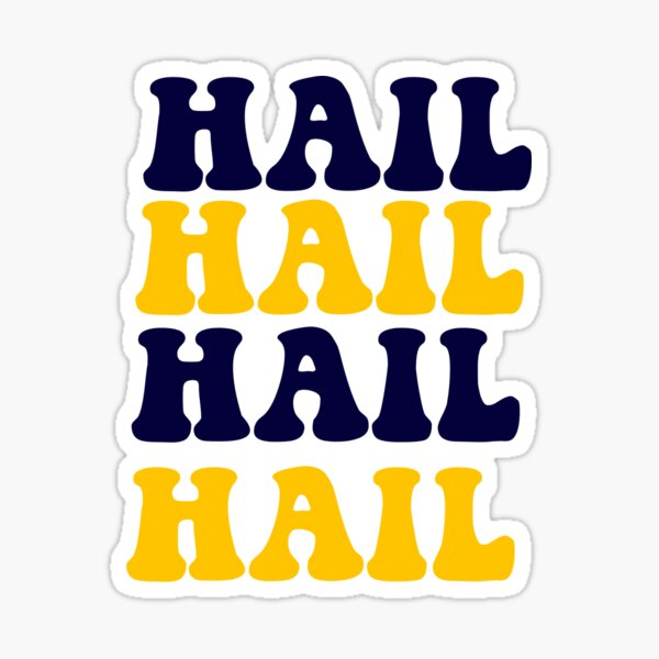 "HAIL" Sticker for Sale by hannahlynnewest | Redbubble