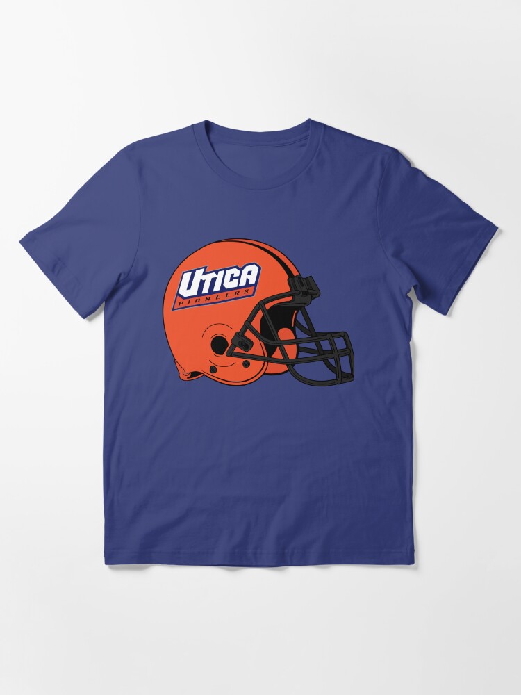 "Utica College UC Pioneers Helmet Orange + Navy Blue Football Athletics ...