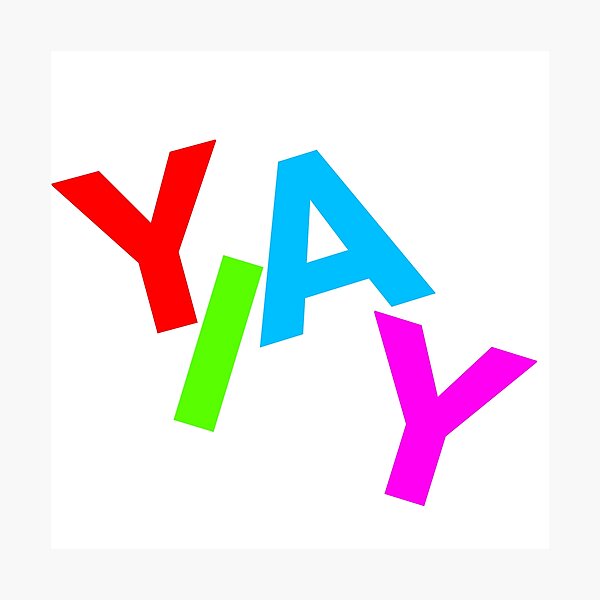 "YIAY Logo" Photographic Print by Christian64c64 | Redbubble