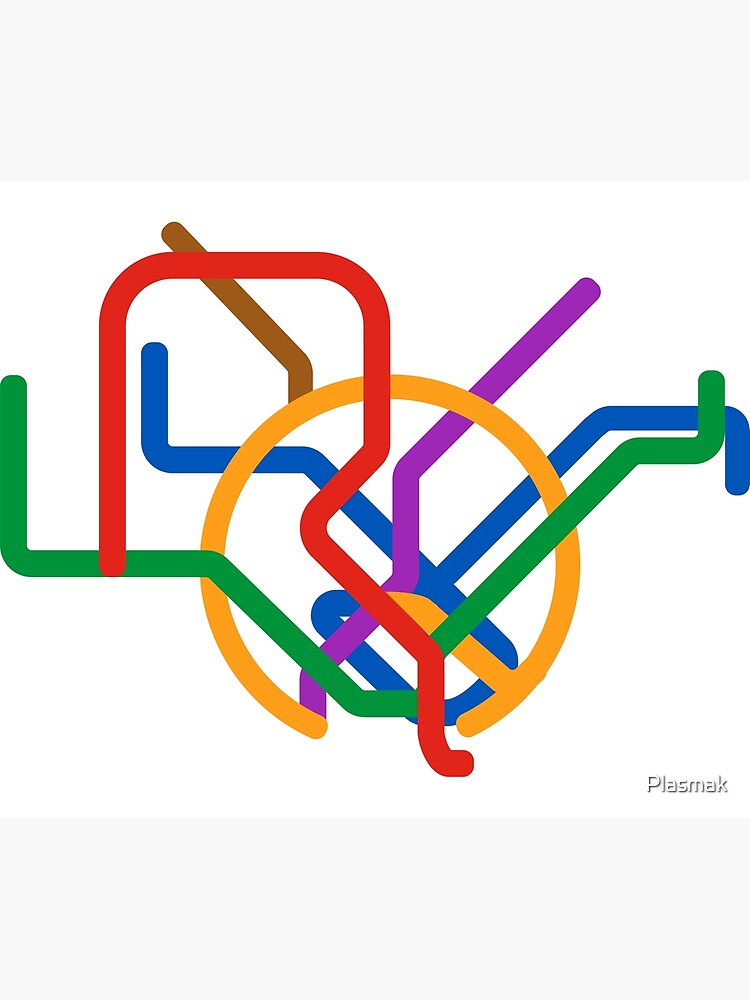 "Singapore MRT Map" Poster by Plasmak | Redbubble