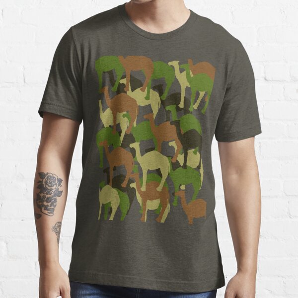 "Camelflage" T-shirt for Sale by darrensurrey | Redbubble | camels t ...