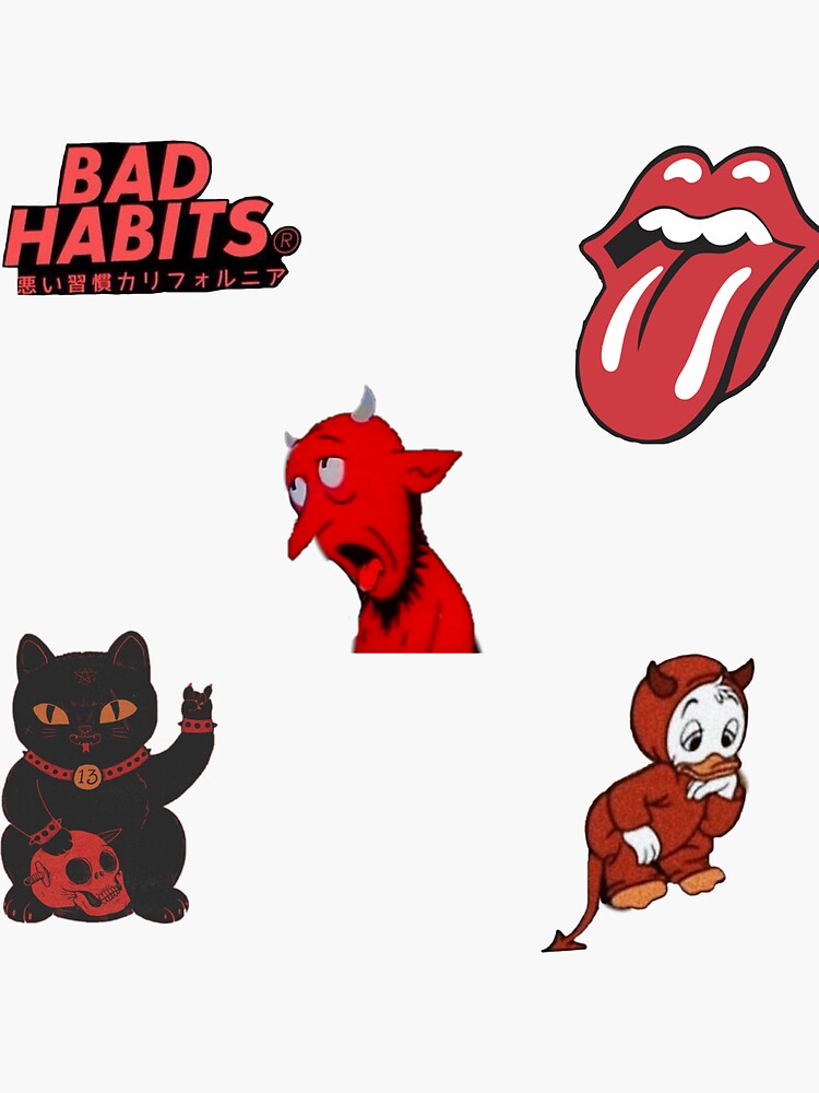 "Vintage Red Aesthetic Sticker Pack" Sticker by oreostyxx | Redbubble