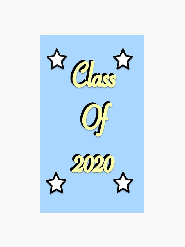 "Class of 2020 Stickerr" Sticker for Sale by sazz2020 | Redbubble