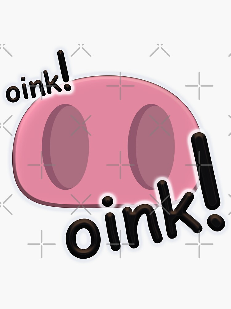 " Pig nose - oink oink" Sticker by ReensPhotos | Redbubble