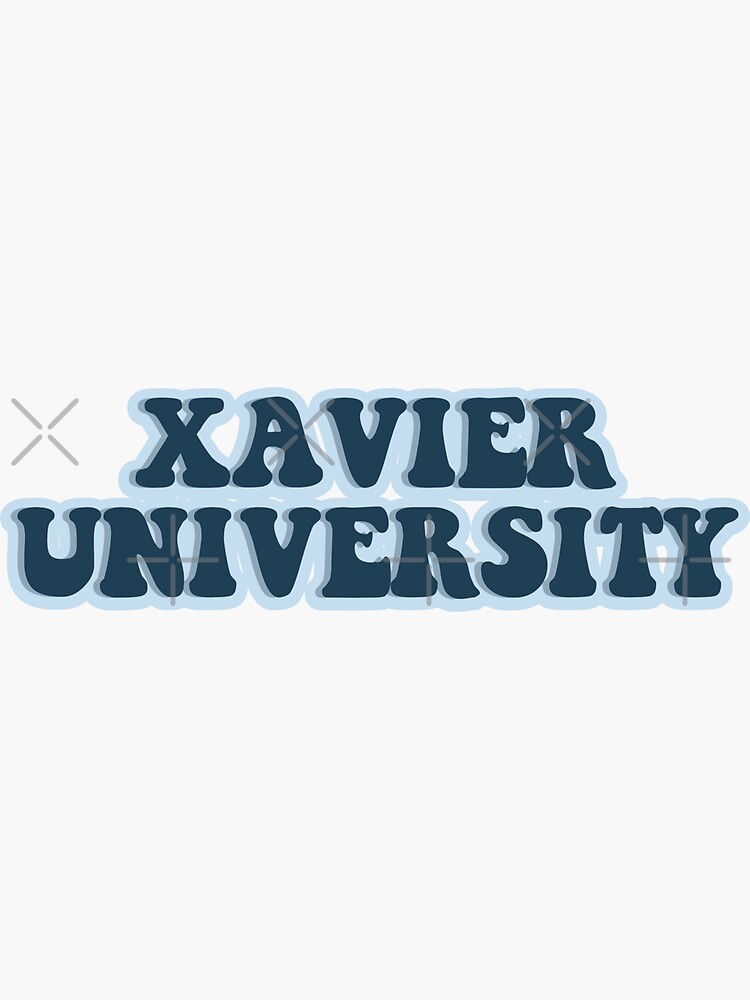 "Xavier University" Sticker for Sale by Jocelyn Marie | Redbubble
