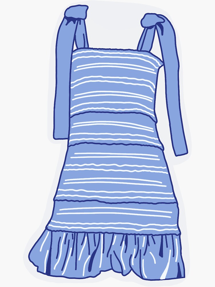 "blue love shack fancy dress" Sticker for Sale by madilynrrr | Redbubble