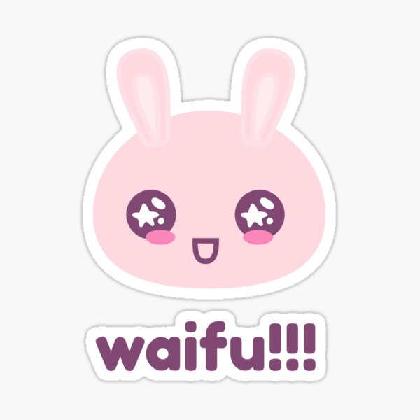 "When my waifu shows up" Sticker for Sale by Amaie011 | Redbubble