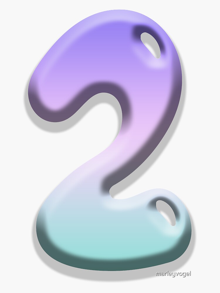 "Bubble Two (2)" Sticker for Sale by marleyvogel | Redbubble