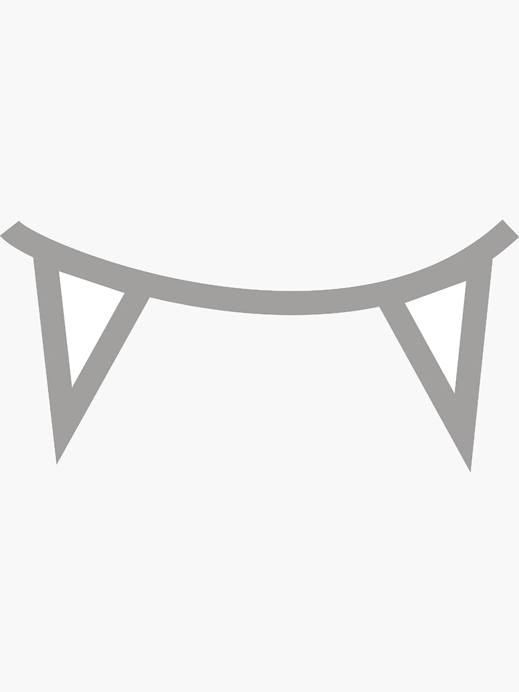 "Sharp teeth " Sticker by garhoud | Redbubble