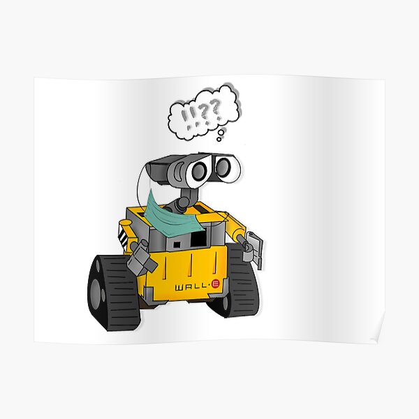 "WALL-E Mask Coronavirus COVID " Poster by Elizabeth-Wier | Redbubble