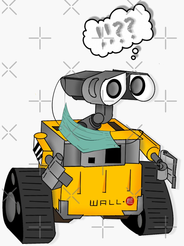 "WALL-E Mask Coronavirus COVID " Sticker for Sale by Elizabeth-Wier ...