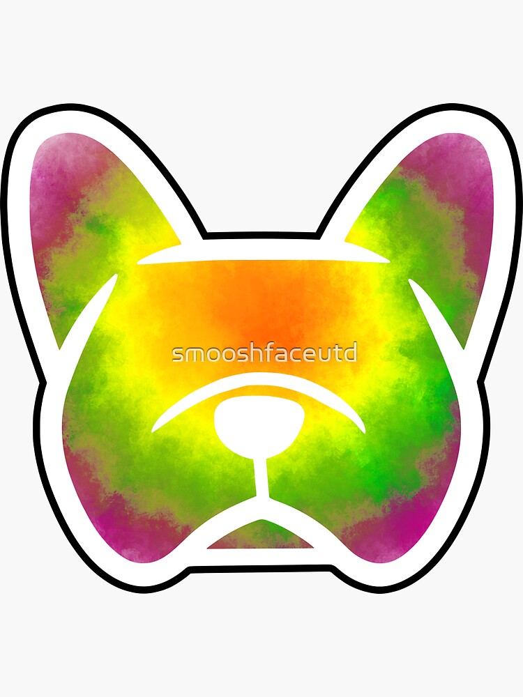 "French Bulldog tie dye! Hippie Frenchie love - I love my Frenchie ...
