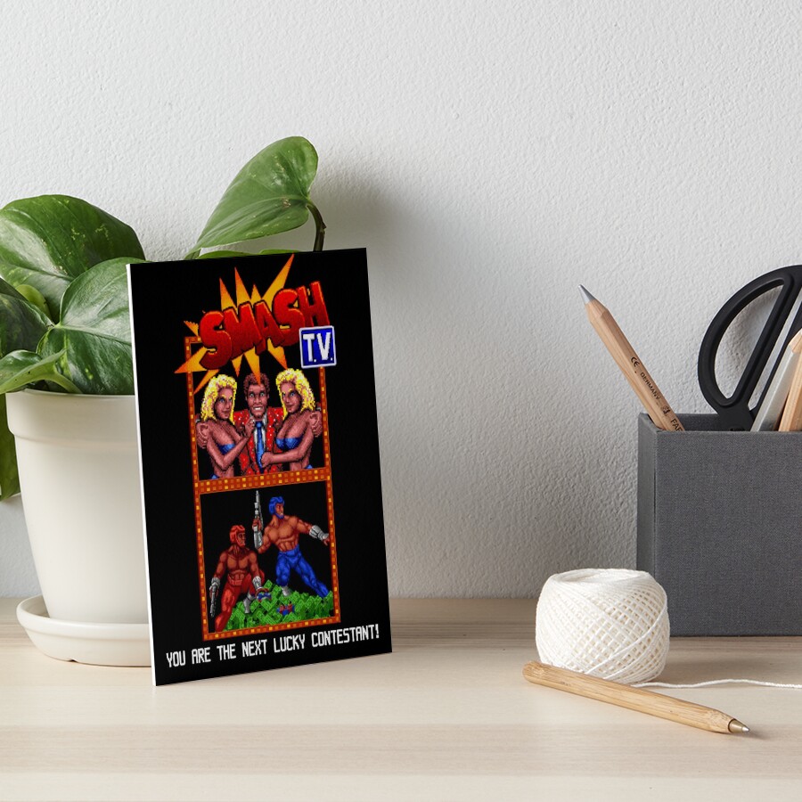 "Smash TV" Poster for Sale by BlankFuturez | Redbubble