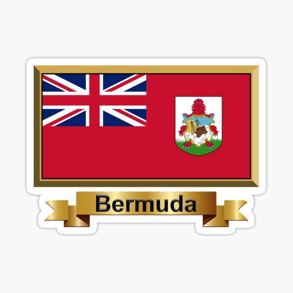 "Bermuda Flag Gifts, Stickers & Products (N)" Sticker by mpodger ...