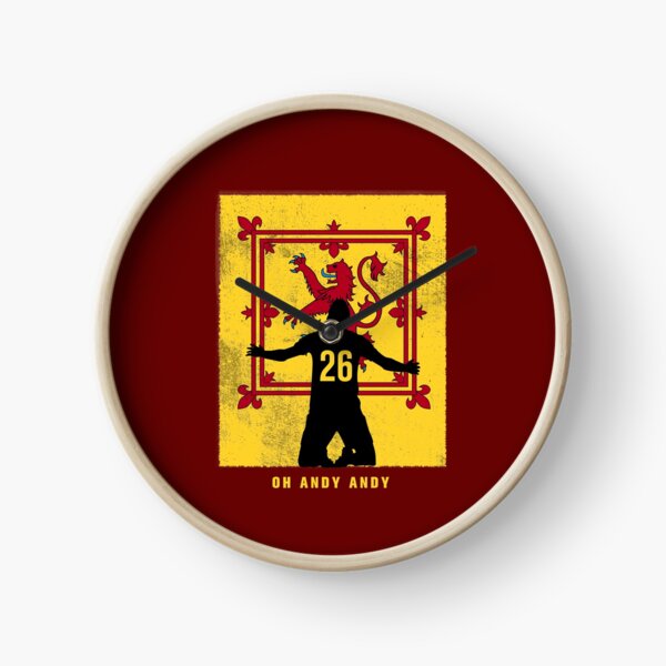 "Oh Andy Andy Robertson (Black) | Liverpool FC" Clock by anfieldindex ...