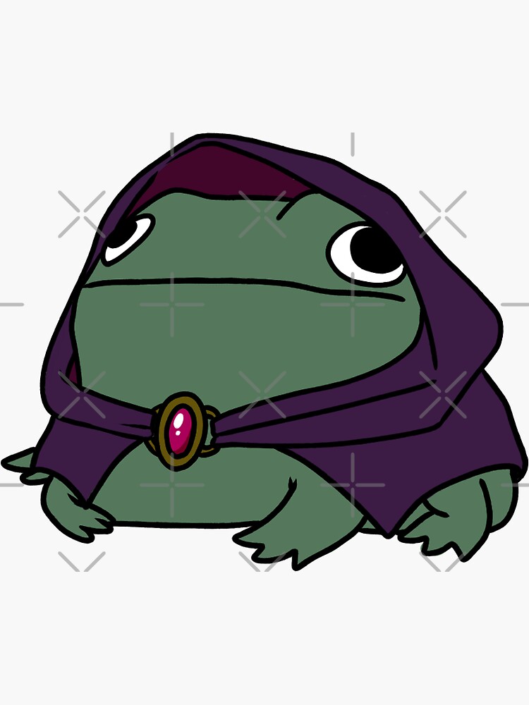 "Frog Warlock" Sticker for Sale by SensualStilts | Redbubble