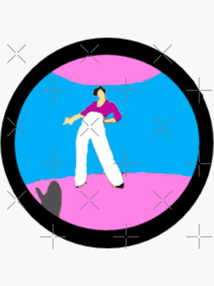 "harry styles fine line album cover" Sticker by mariib | Redbubble