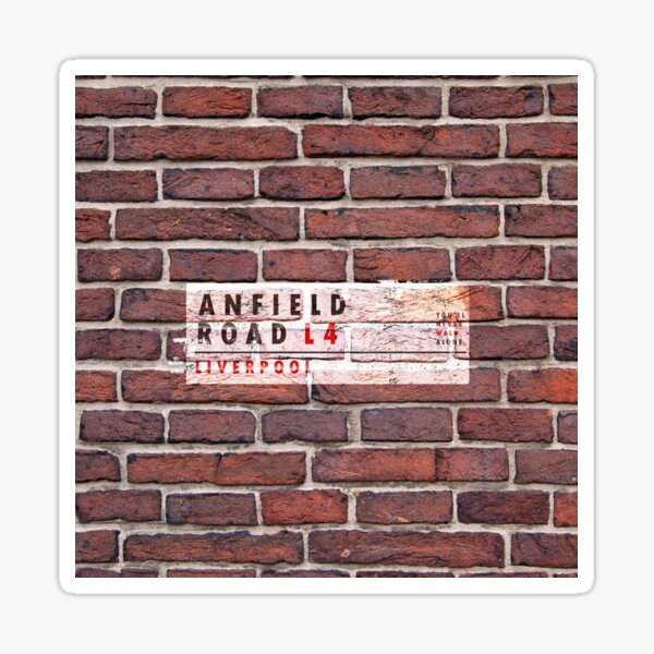 "Anfield Road - Liverpool FC" Sticker for Sale by Jamiecsmith1986 ...