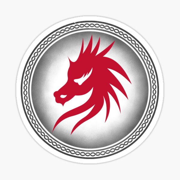 "Dragon" Sticker by TheCasualStore | Redbubble