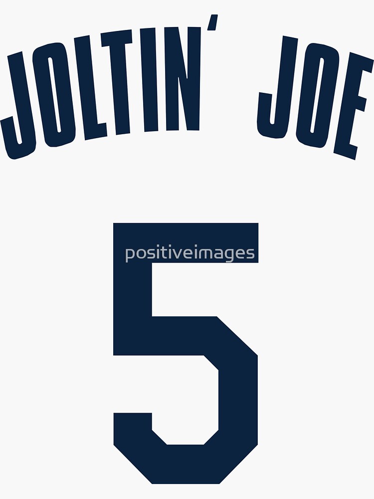 "Joltin' Joe" Sticker by positiveimages | Redbubble